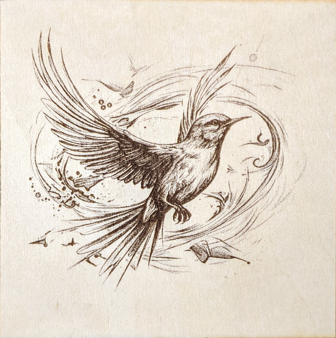 Bird Wood Pyrography - Etsy