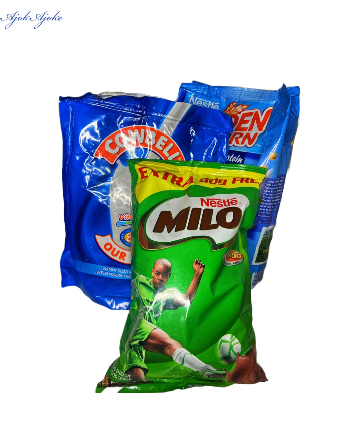 Mixed Combo Cowbell Powder Milk, Golden Morn, and Milo - Etsy