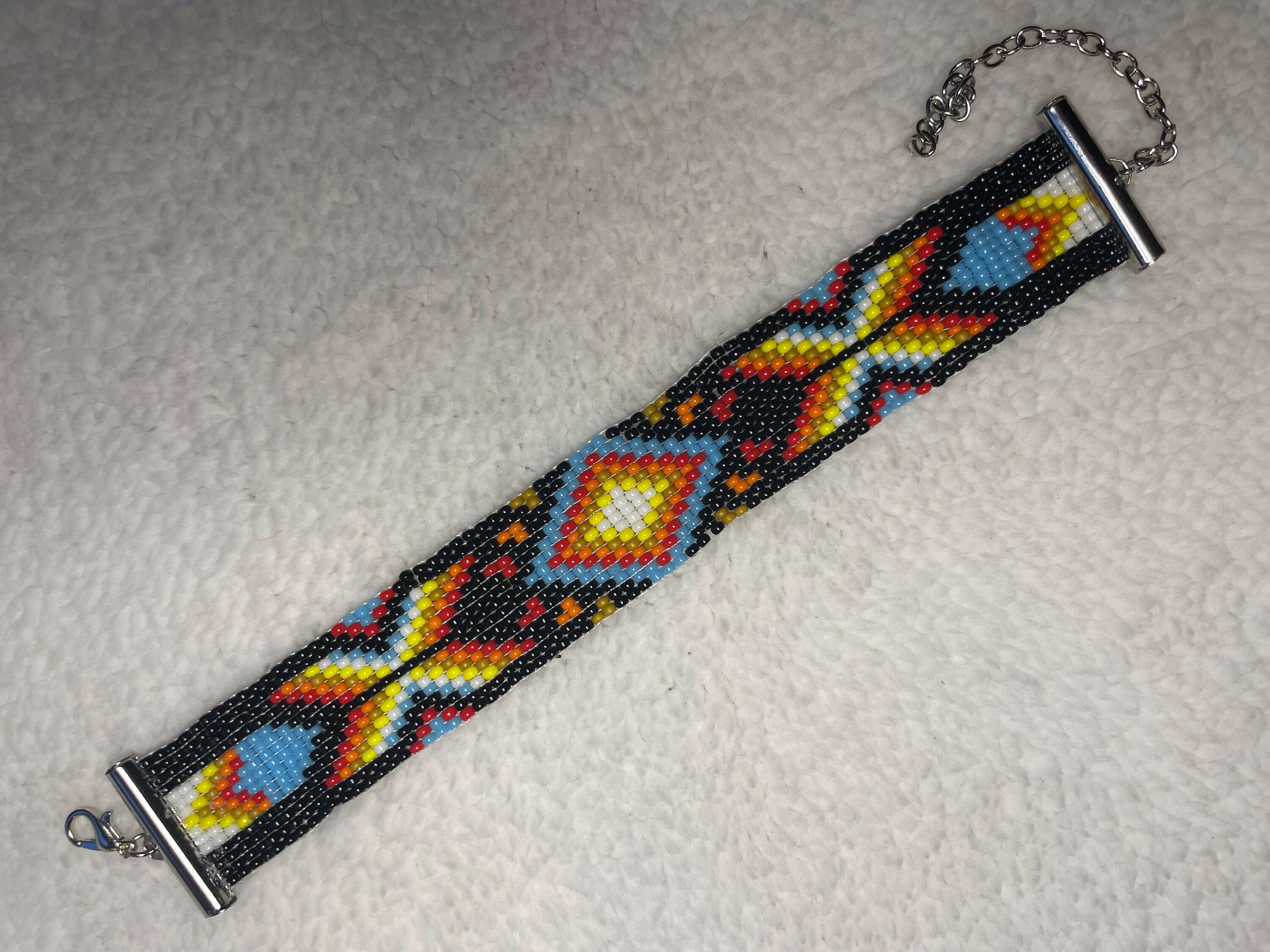 Beaded Seed Bead Bracelet - Etsy