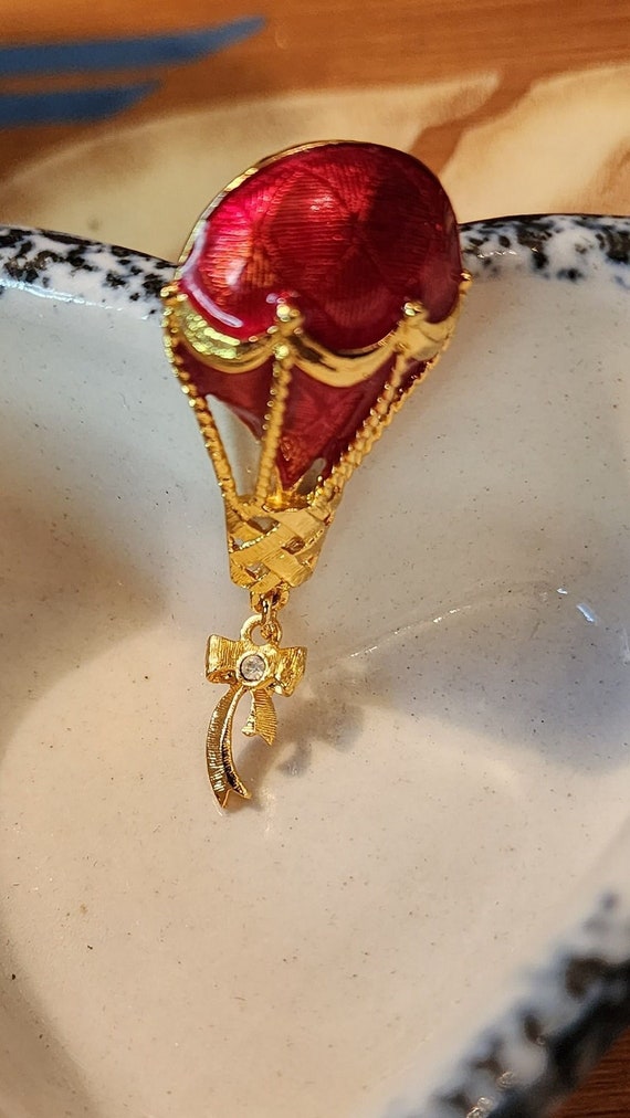 Hot air balloon pin - Gem