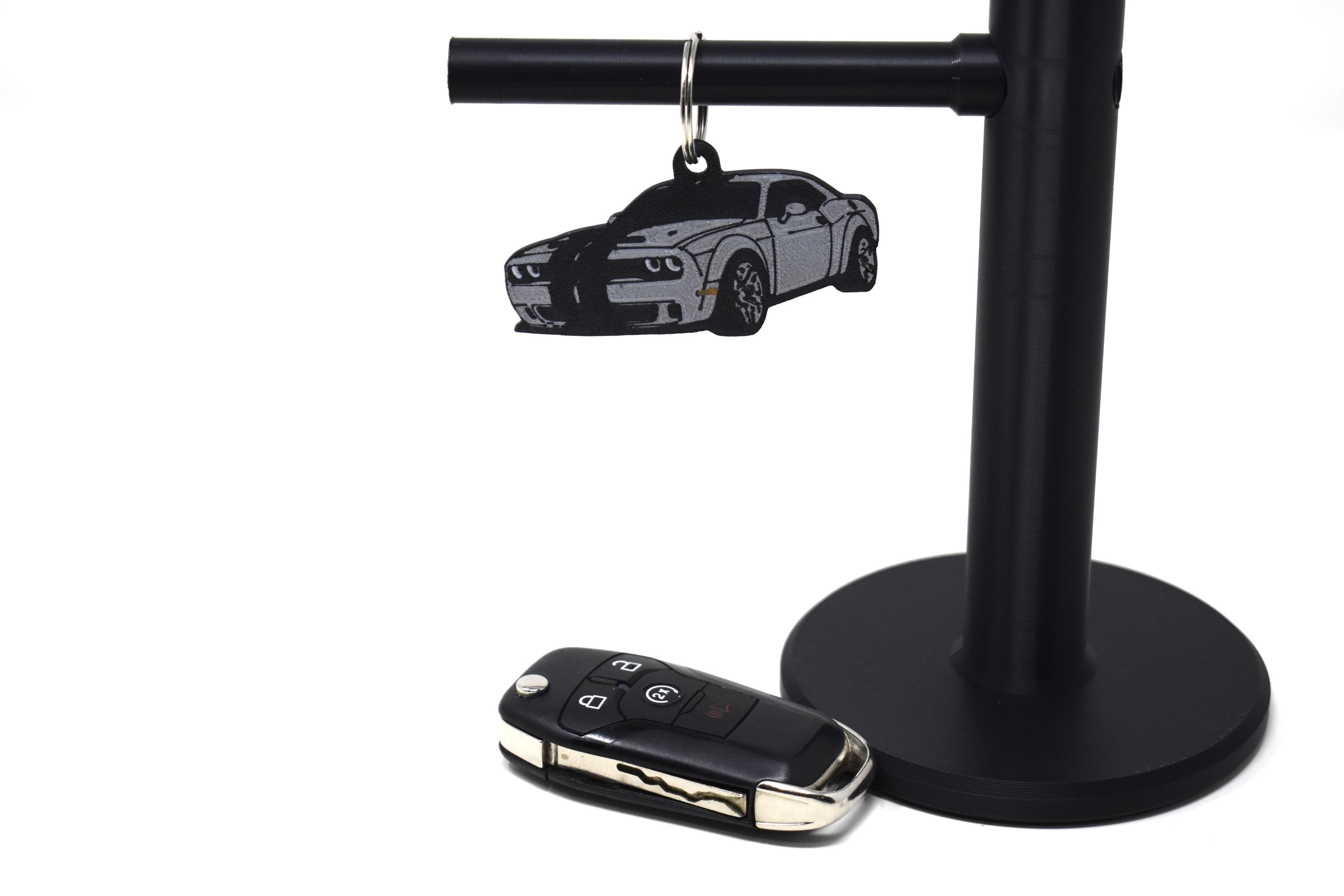 3D Printed Dodge Challenger Hellcat Keychain - Etsy