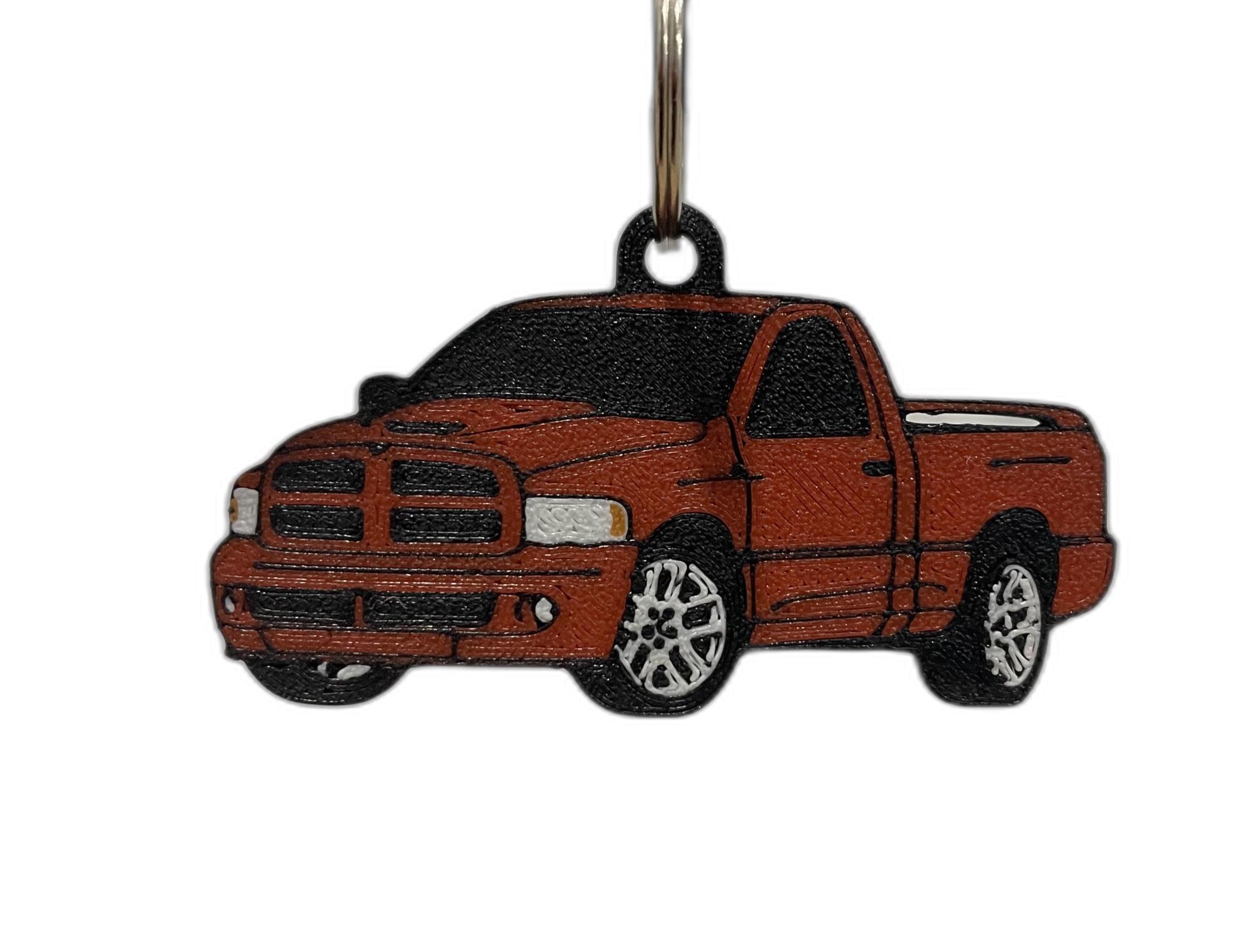 3D Printed Dodge Ram SRT Keychain - Etsy