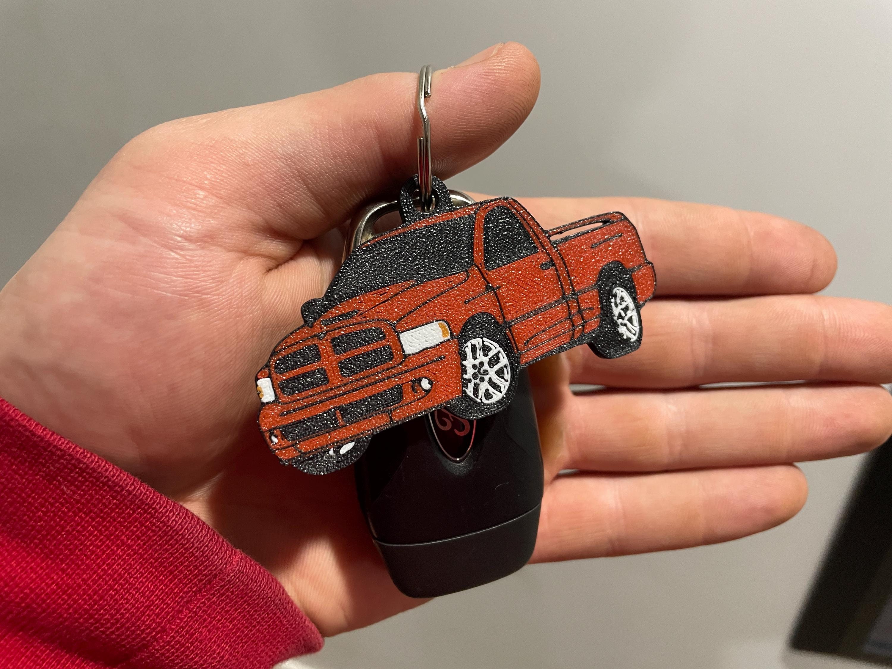 3D Printed Dodge Ram SRT Keychain - Etsy