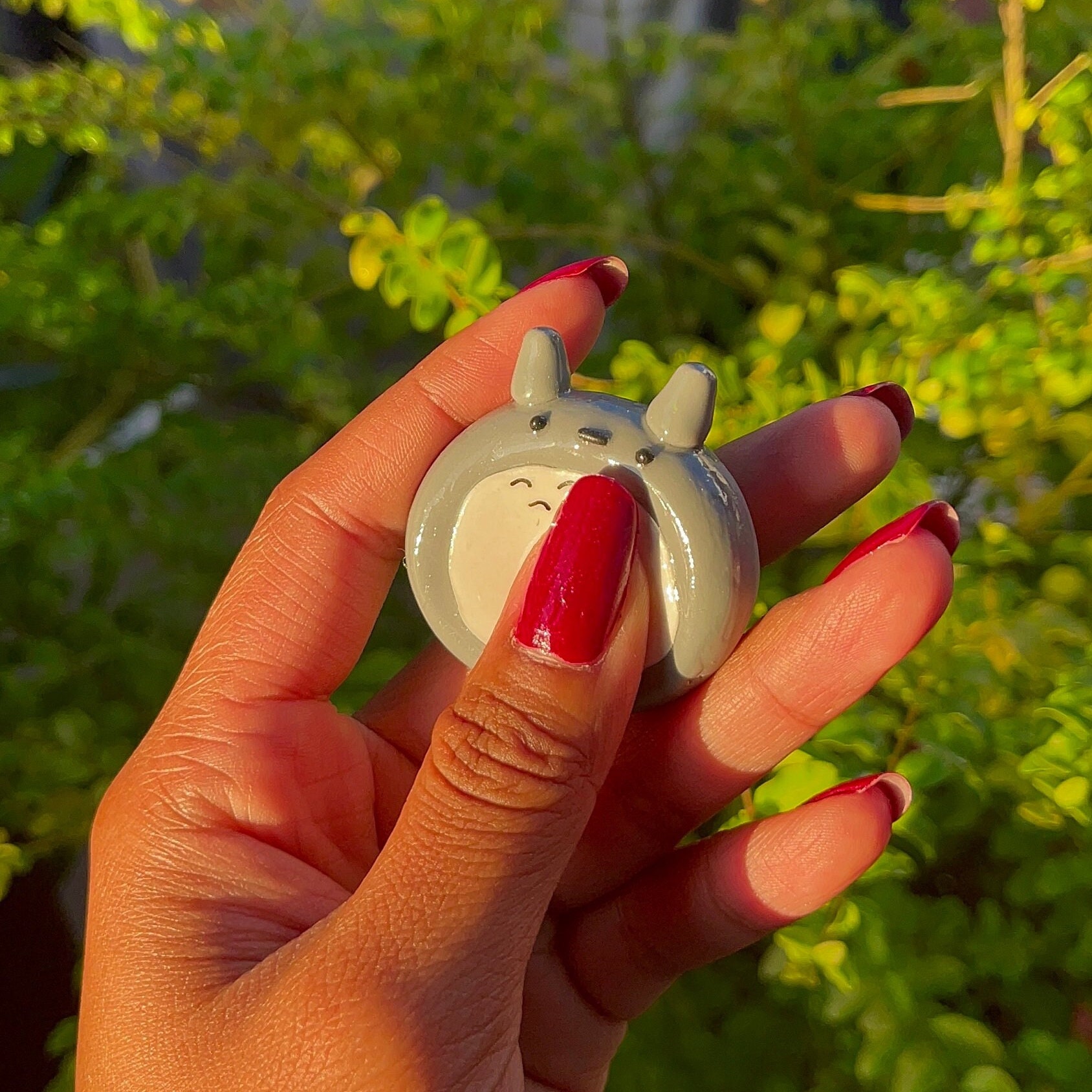 Totoro Worry Stone | Stress Relief | Fidget | Cute | Pocket Toy ...