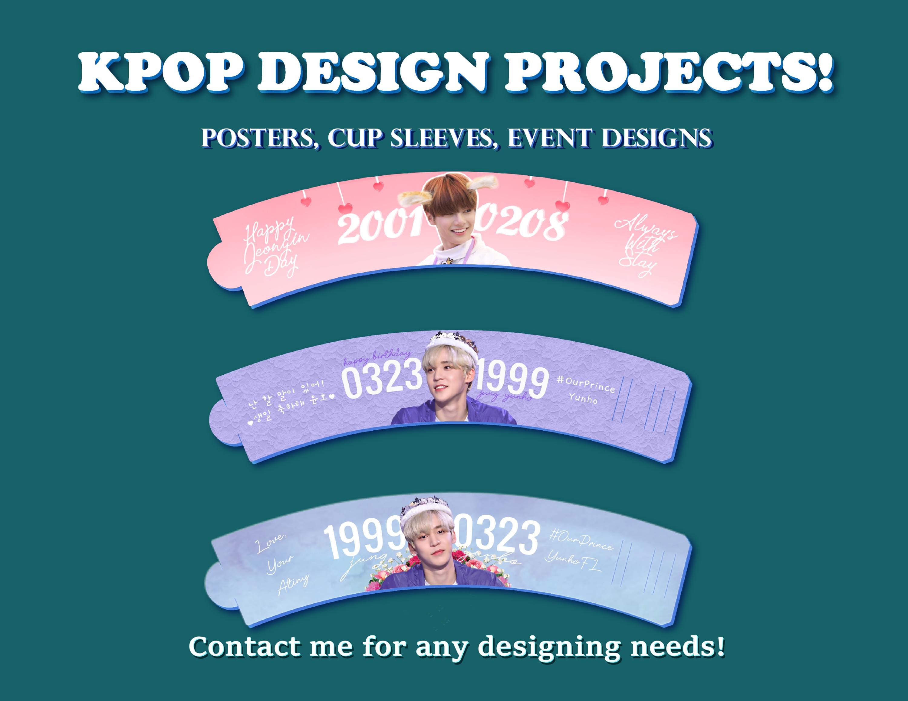 Custom Event Cupsleeve Kpop Events - Etsy
