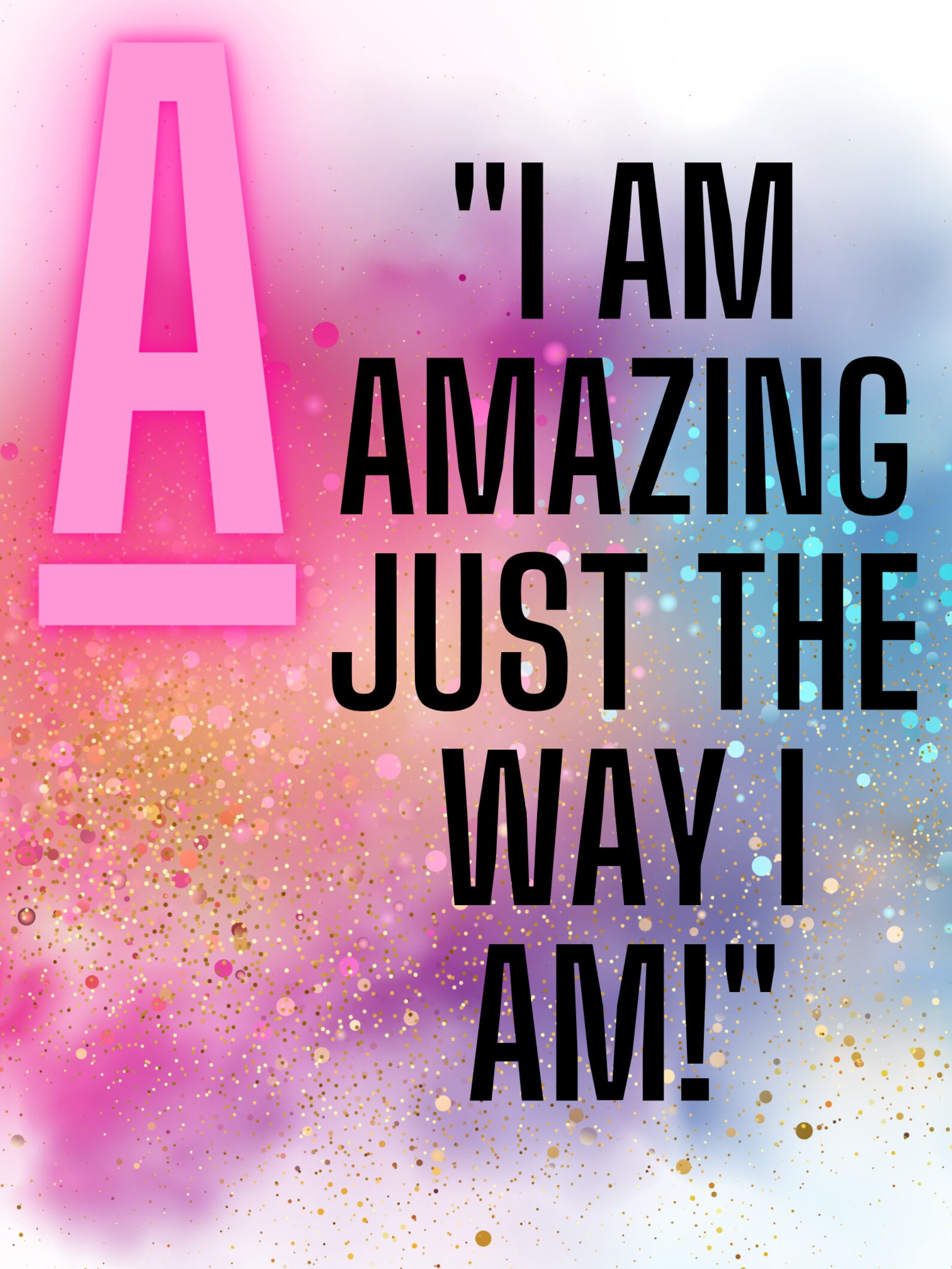 Alphabet Affirmation Posters - Etsy