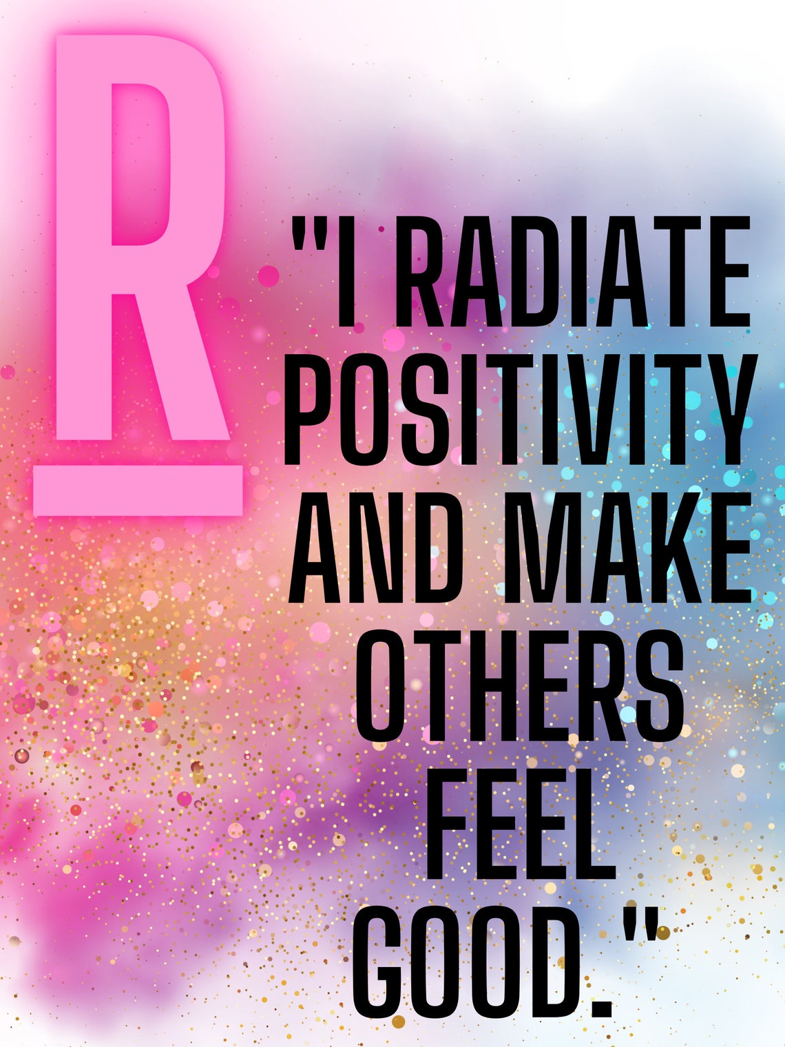 Alphabet Affirmation Posters - Etsy