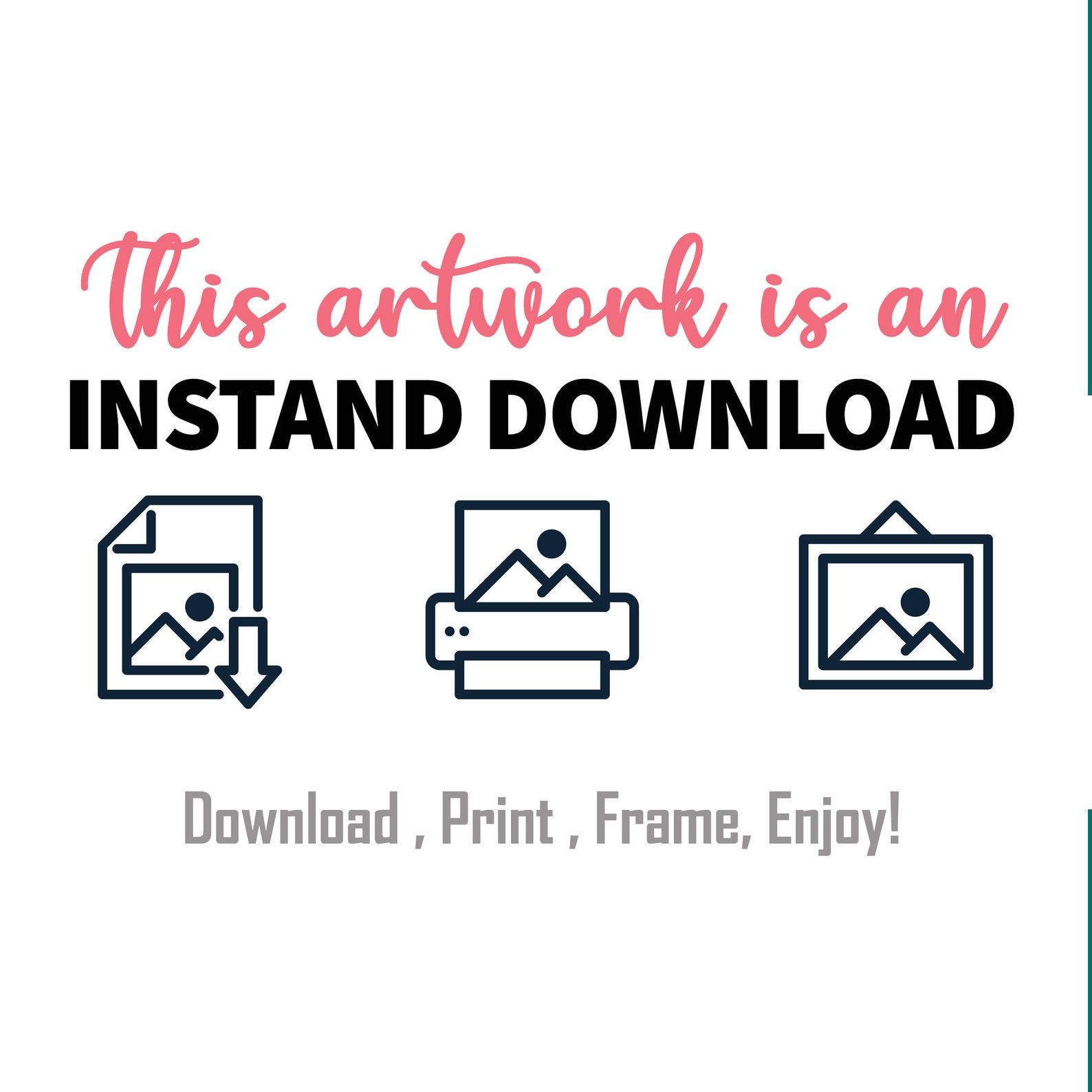 Three Fish Black on Tan Printable Download, Sketched Fish Art With Tan ...