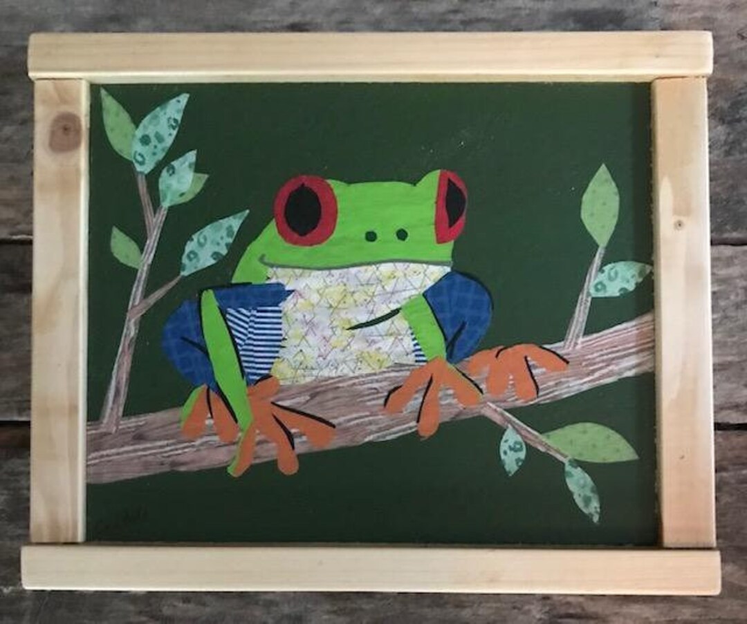 Red Eyed Tree Frog Wall Art - Etsy