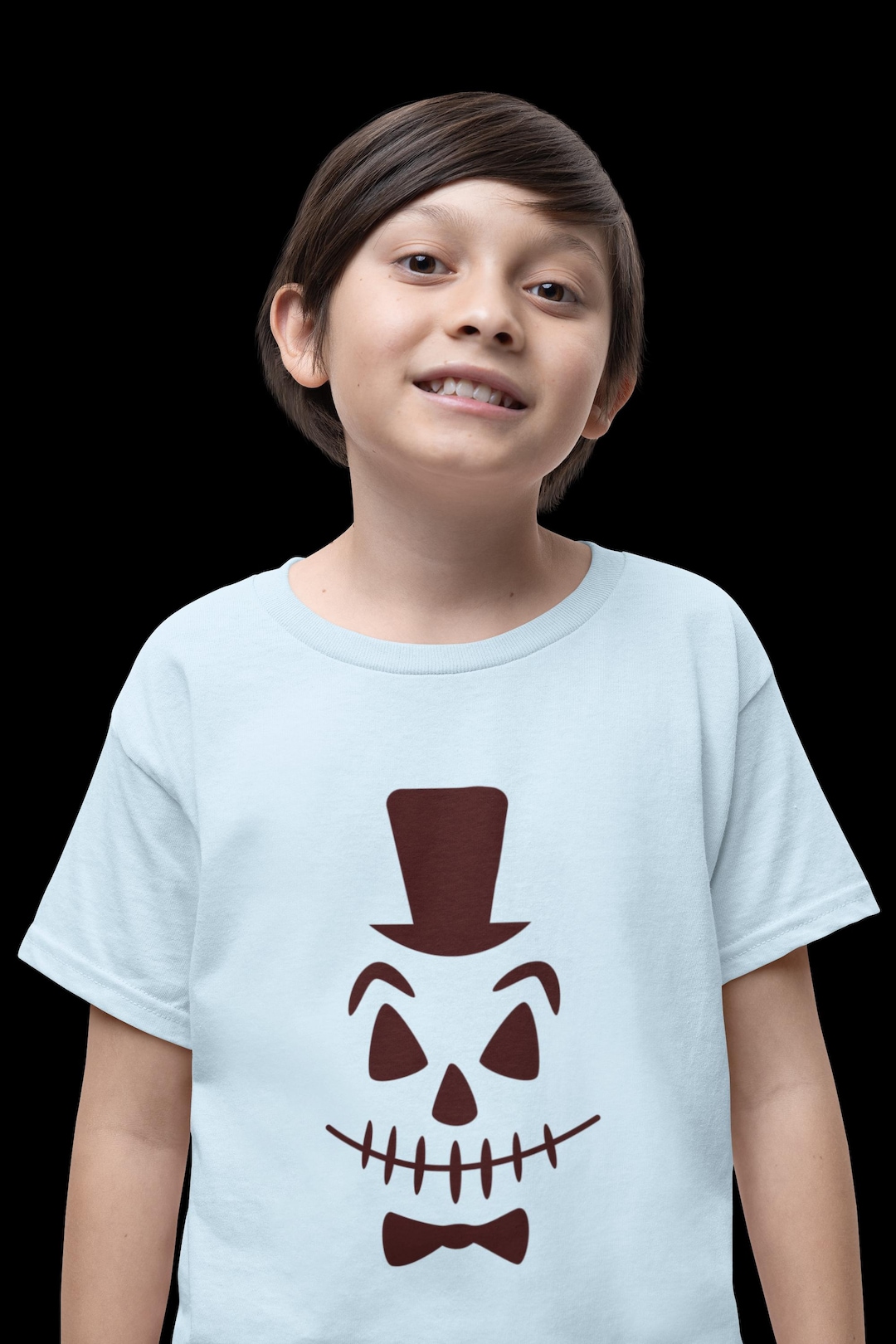 Kids Halloween Skeleton Shirt: Spooky Top Hat Tee - Etsy