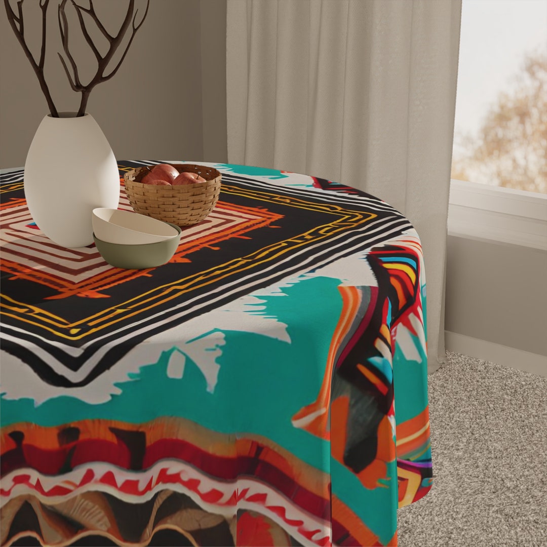 Traditional Ethnic Cultural Heritage Art Tablecloth - Etsy