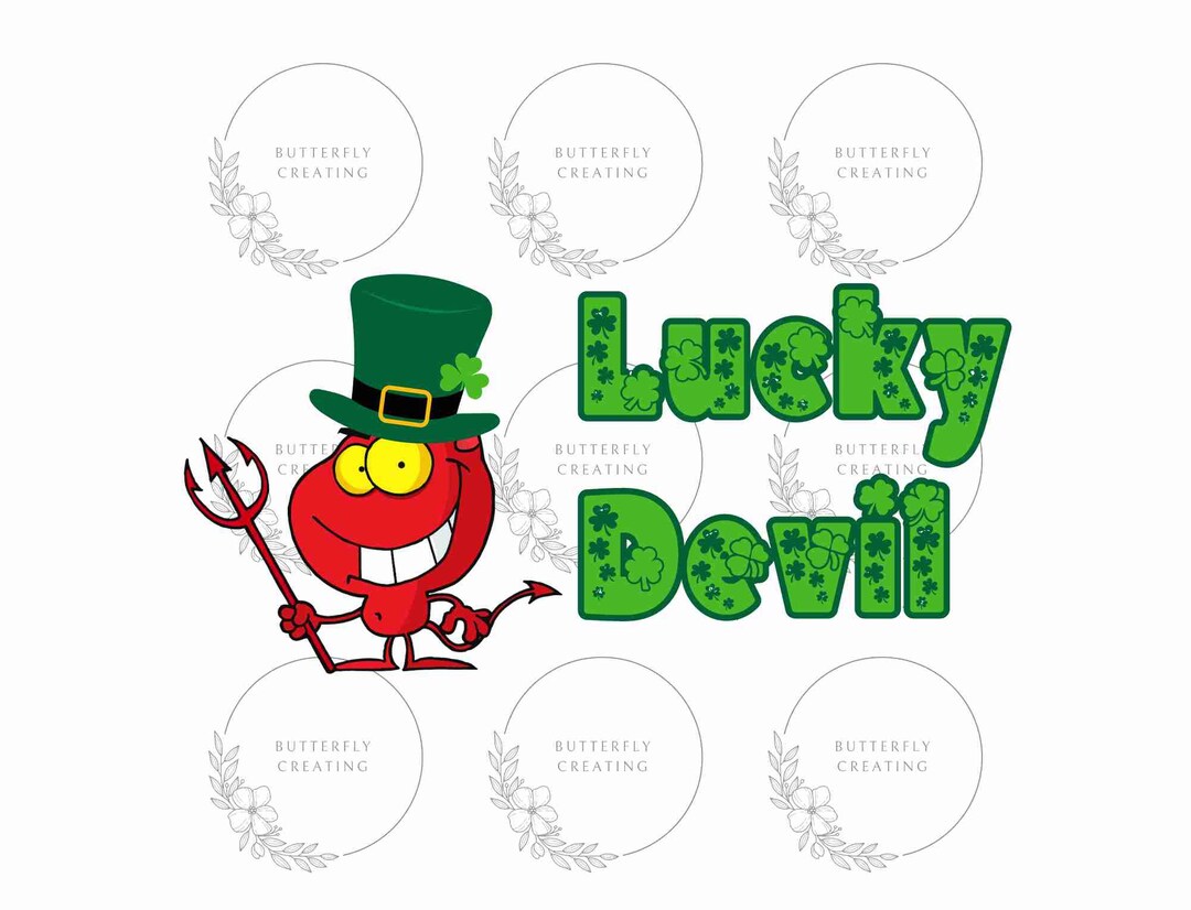 Lucky Devil PNG Image for Download - Etsy