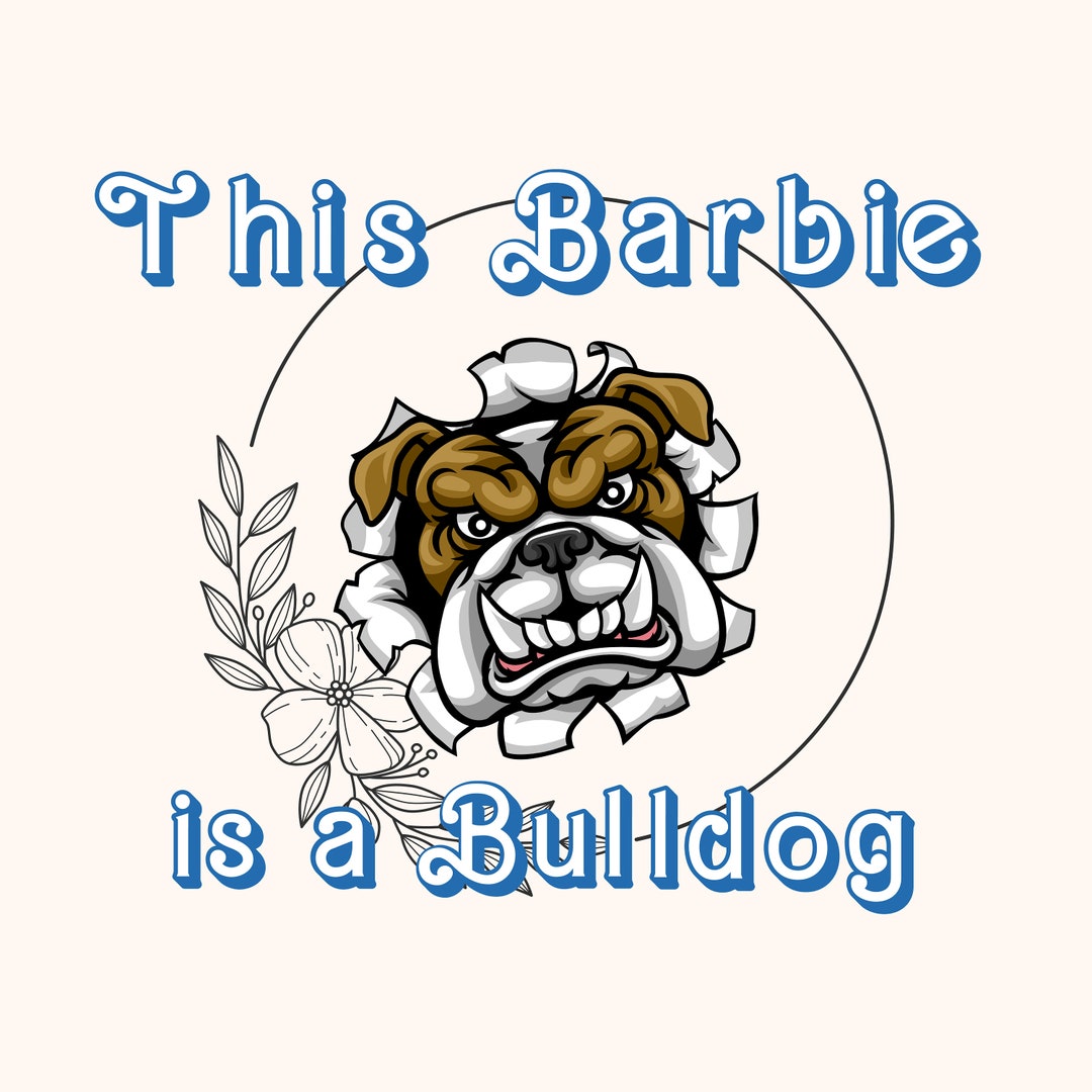 College of San Mateo Barbie Bulldogs CSM Digital File - Etsy
