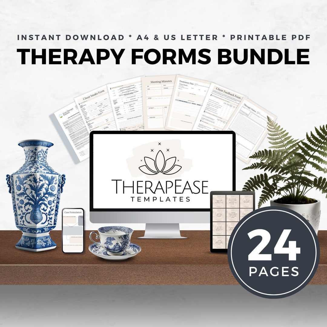 Counseling Forms & Paperwork Bundle, Therapist Paperwork Bundle, Forms ...