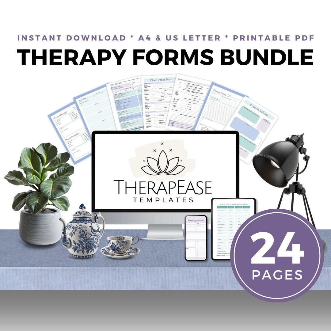 Counseling Forms & Paperwork Bundle, Therapist Paperwork Bundle, Forms ...