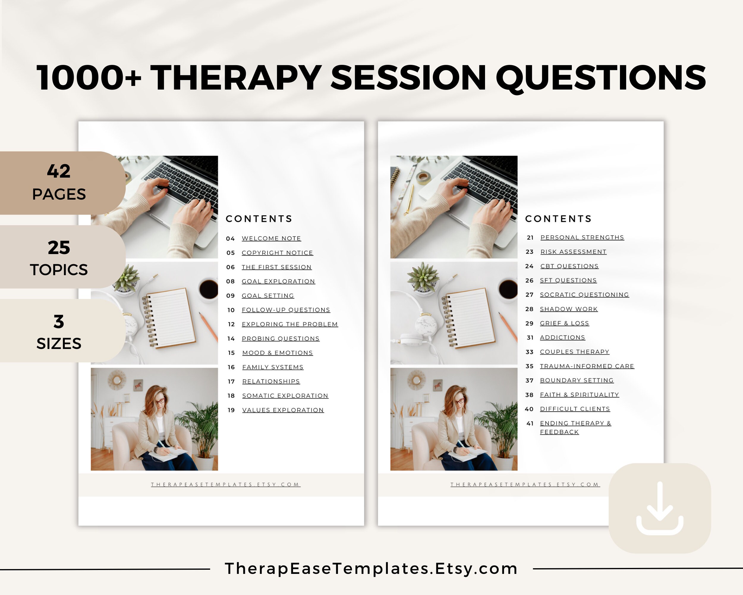 Therapy Session Questions, Therapy Interventions, Tools & Cheat Sheets ...