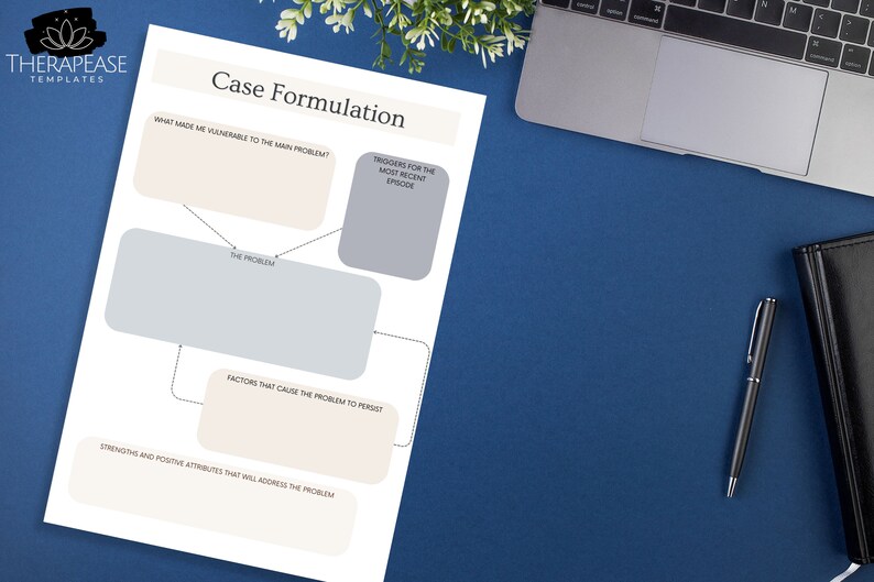 Case Formulation Template, Client Map Template, Client Notes, Therapy ...
