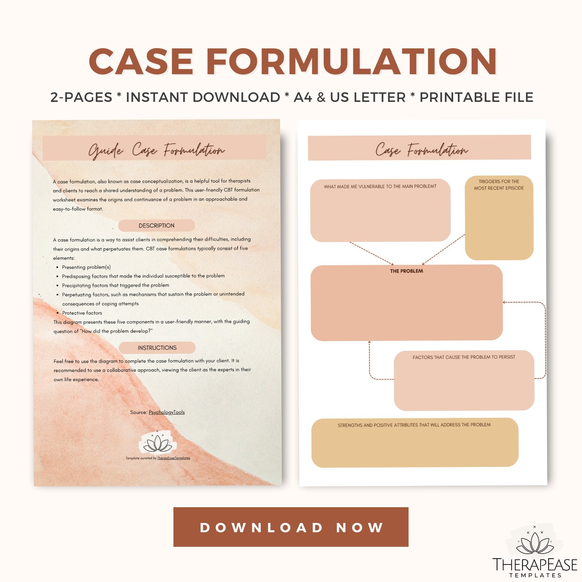 Case Formulation Template, Client Map Template, Client Notes, Therapy ... Case Formulation Template, Client Map Template, Client Notes, Therapy ...