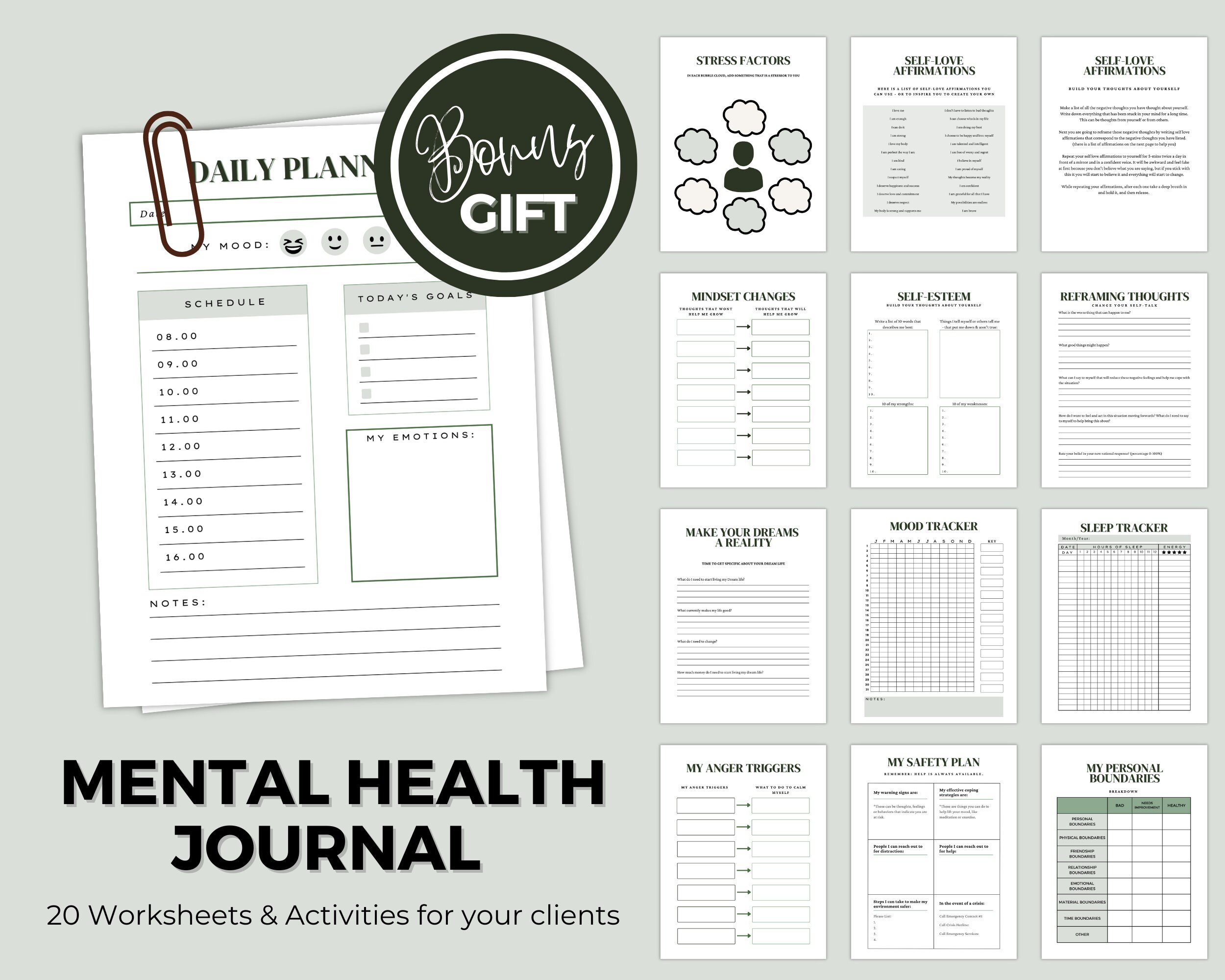 Counseling Forms & Paperwork Bundle, Therapist Paperwork Bundle, Forms ...