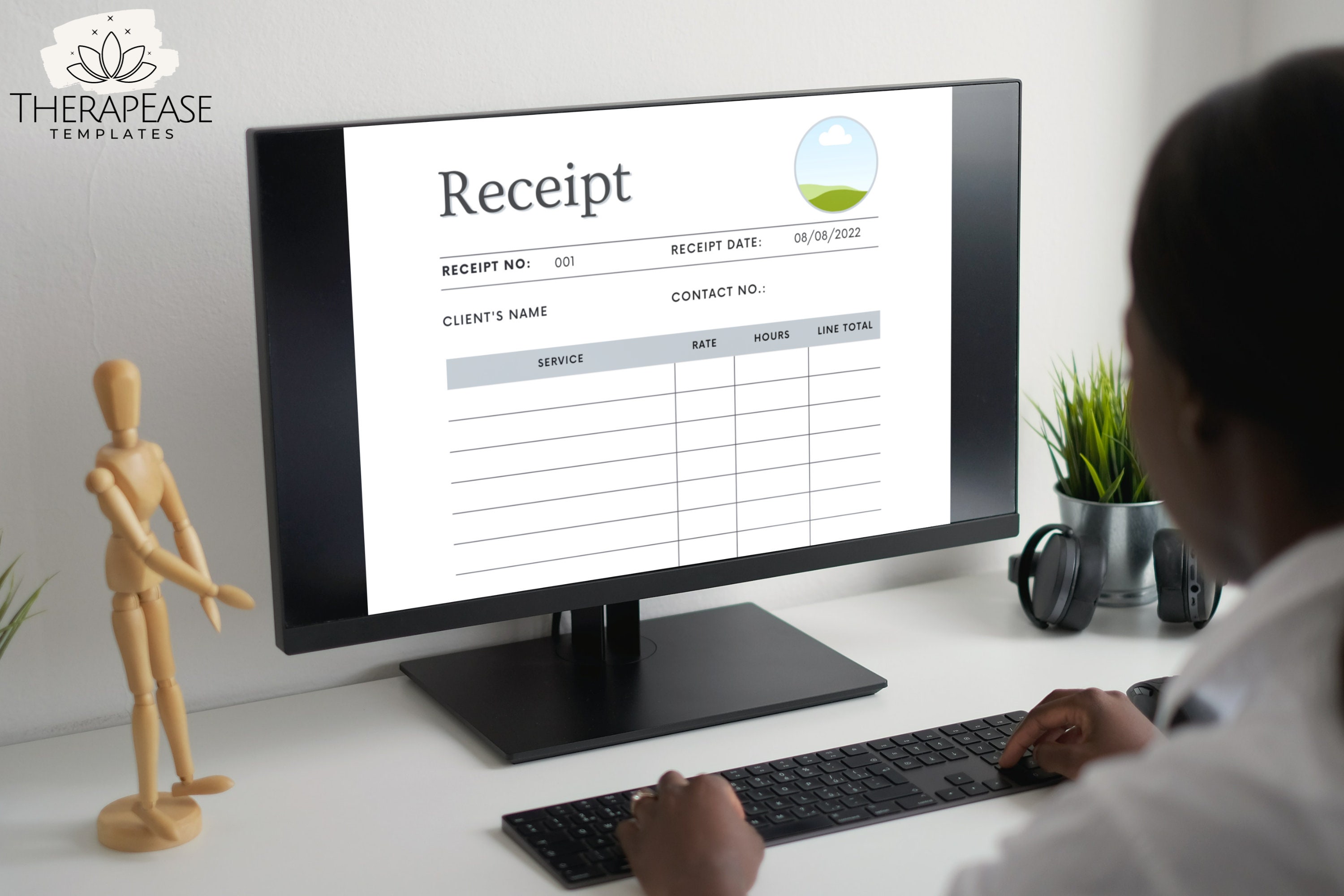 Therapist Billing Template Bundle, Invoice, Quotation, Receipt ...