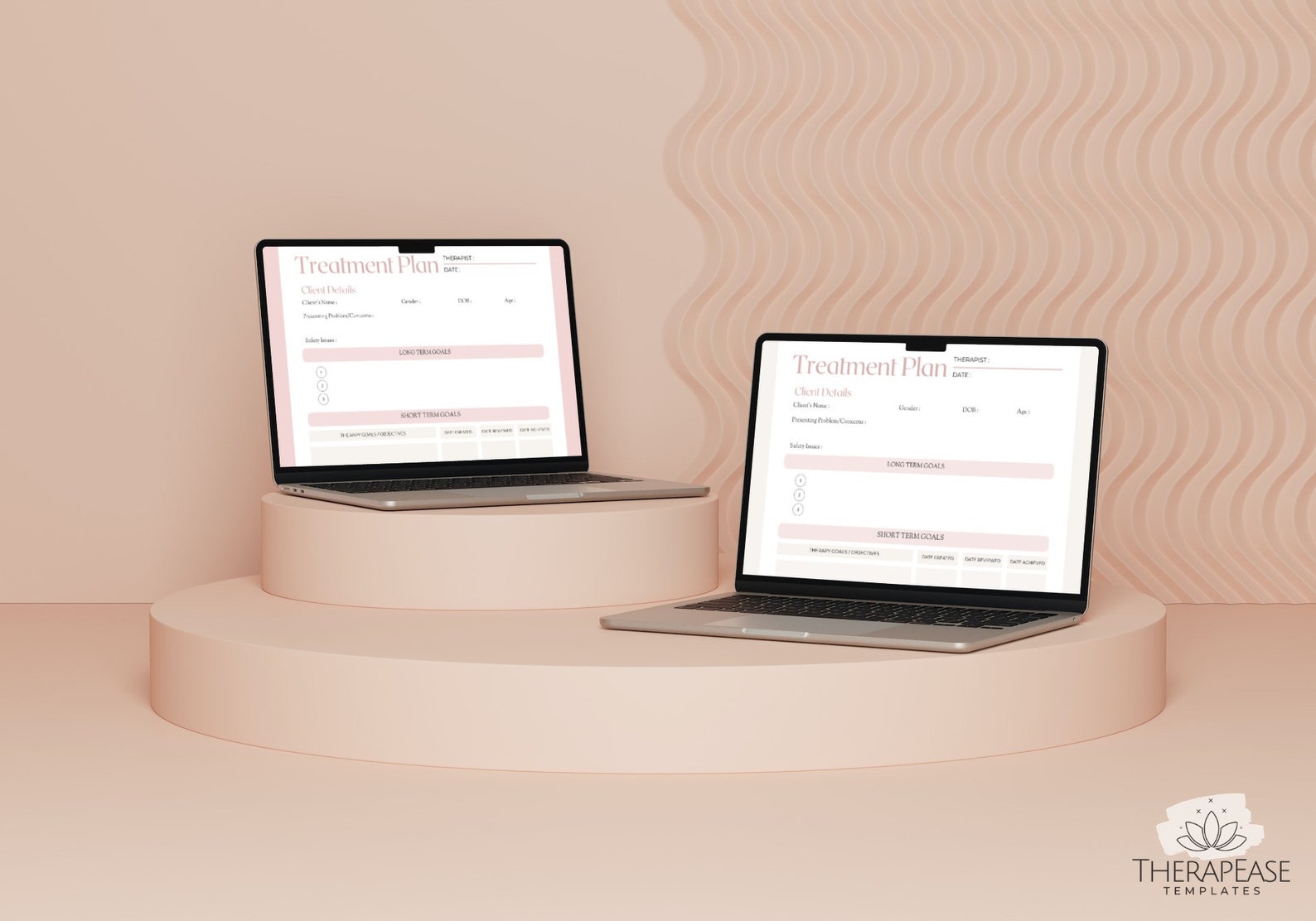 Client Treatment Plan, Digital Template for Psychologists & Therapists ...