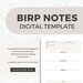 BIRP Notes Digital Template, Effective Note-taking Tool for Therapists ...