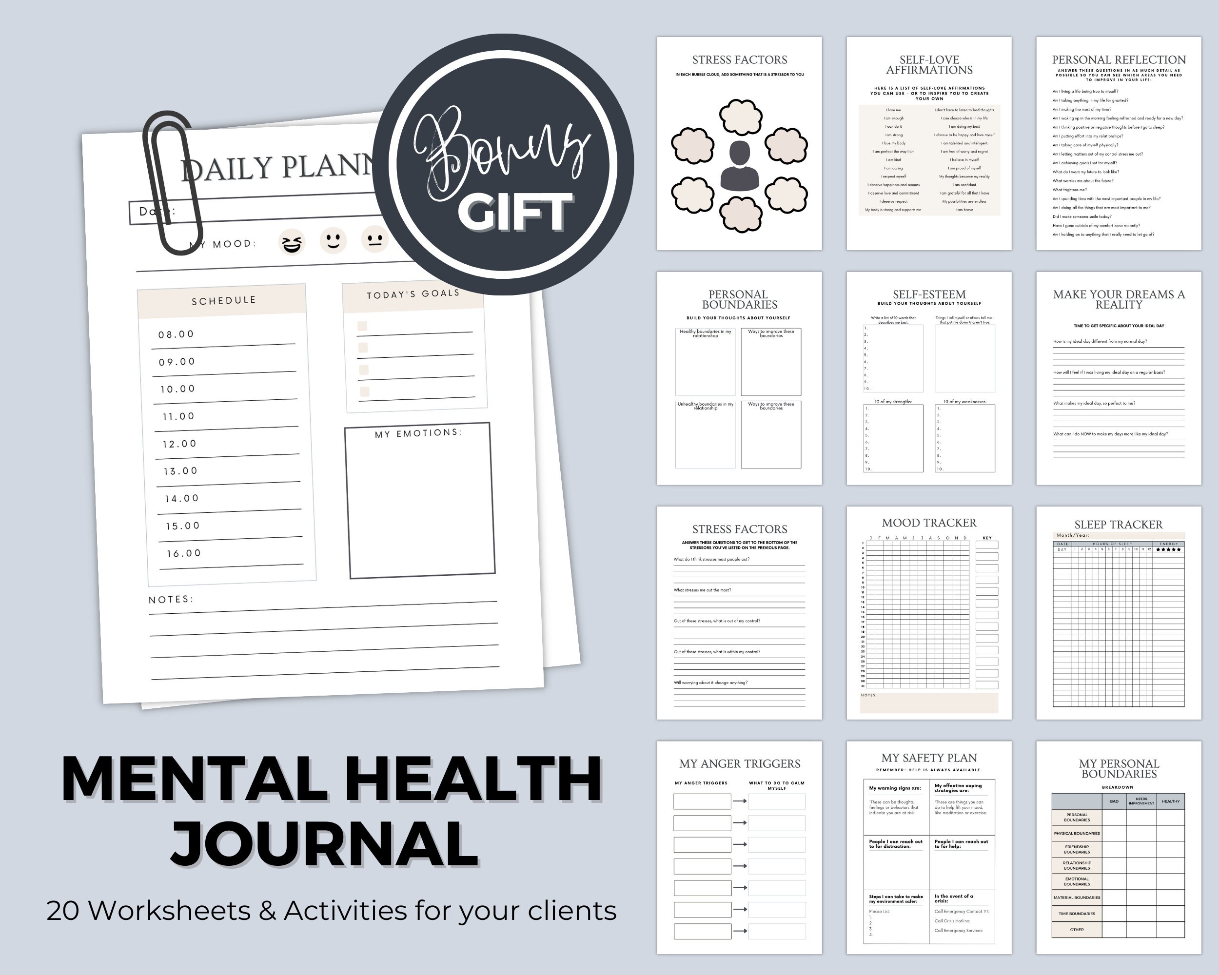 Counseling Forms & Paperwork Bundle, Therapist Paperwork Bundle, Forms ...