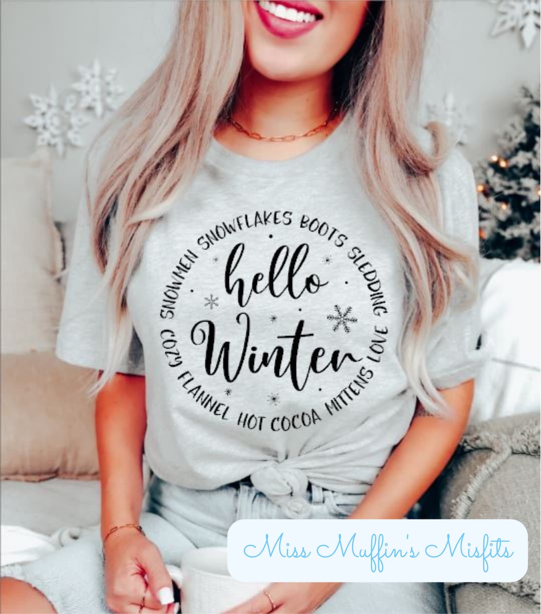 Hello Winter Shirt, Winter is Coming Shirt, Holiday Shirt, Snowmen ...