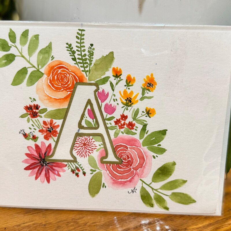 Handpainted Card - Etsy