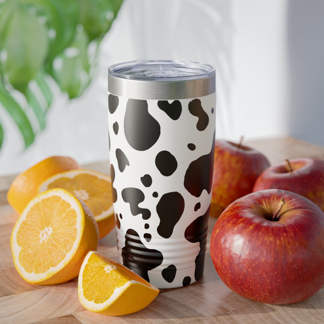 Cow Print Wrap Tumbler, Cow Lover, Cow Print Tumbler, Cow Gifts, Cow ...