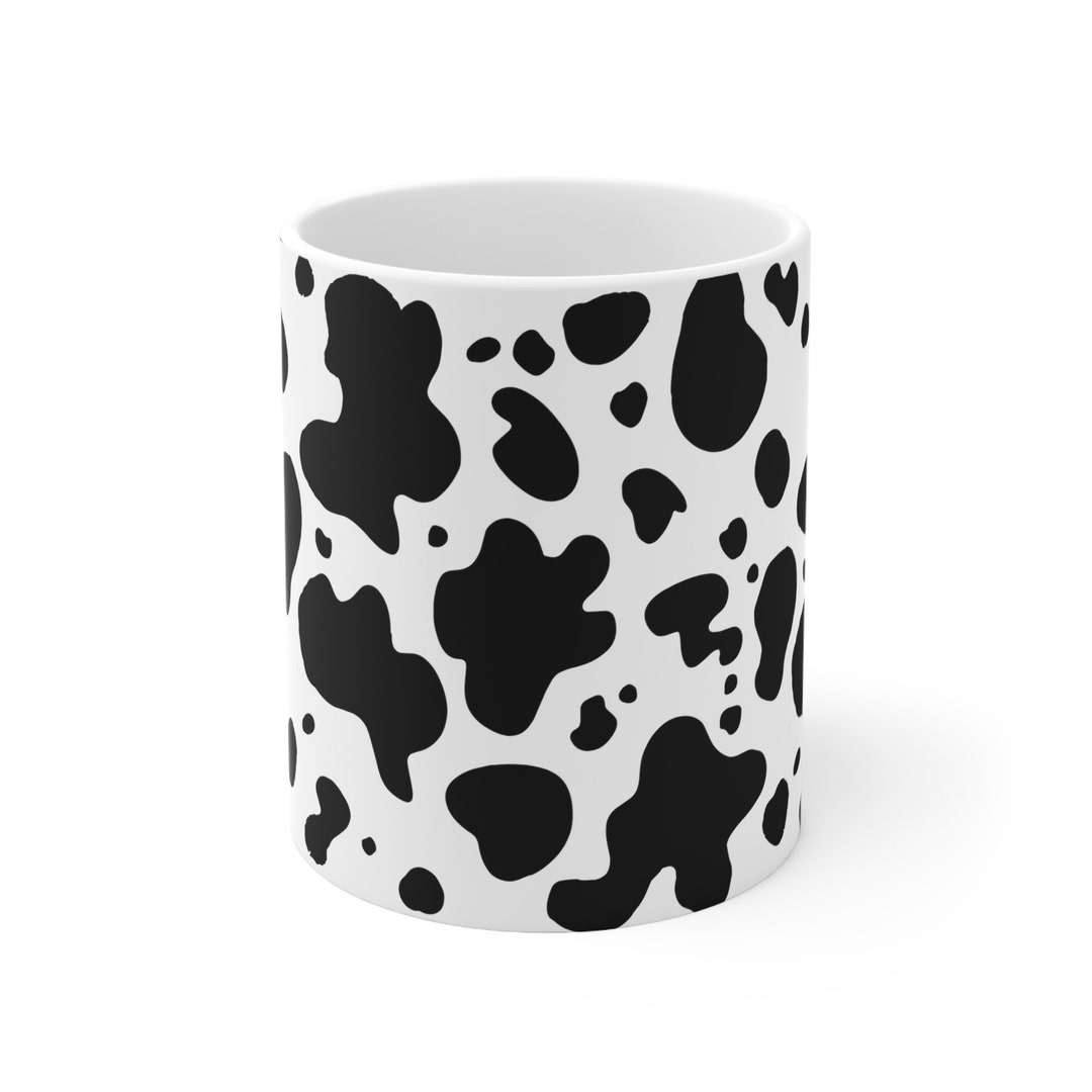 Cow Print Cup, Western Themed Cup, Cow Print Glass Cup, Gift for Him ...