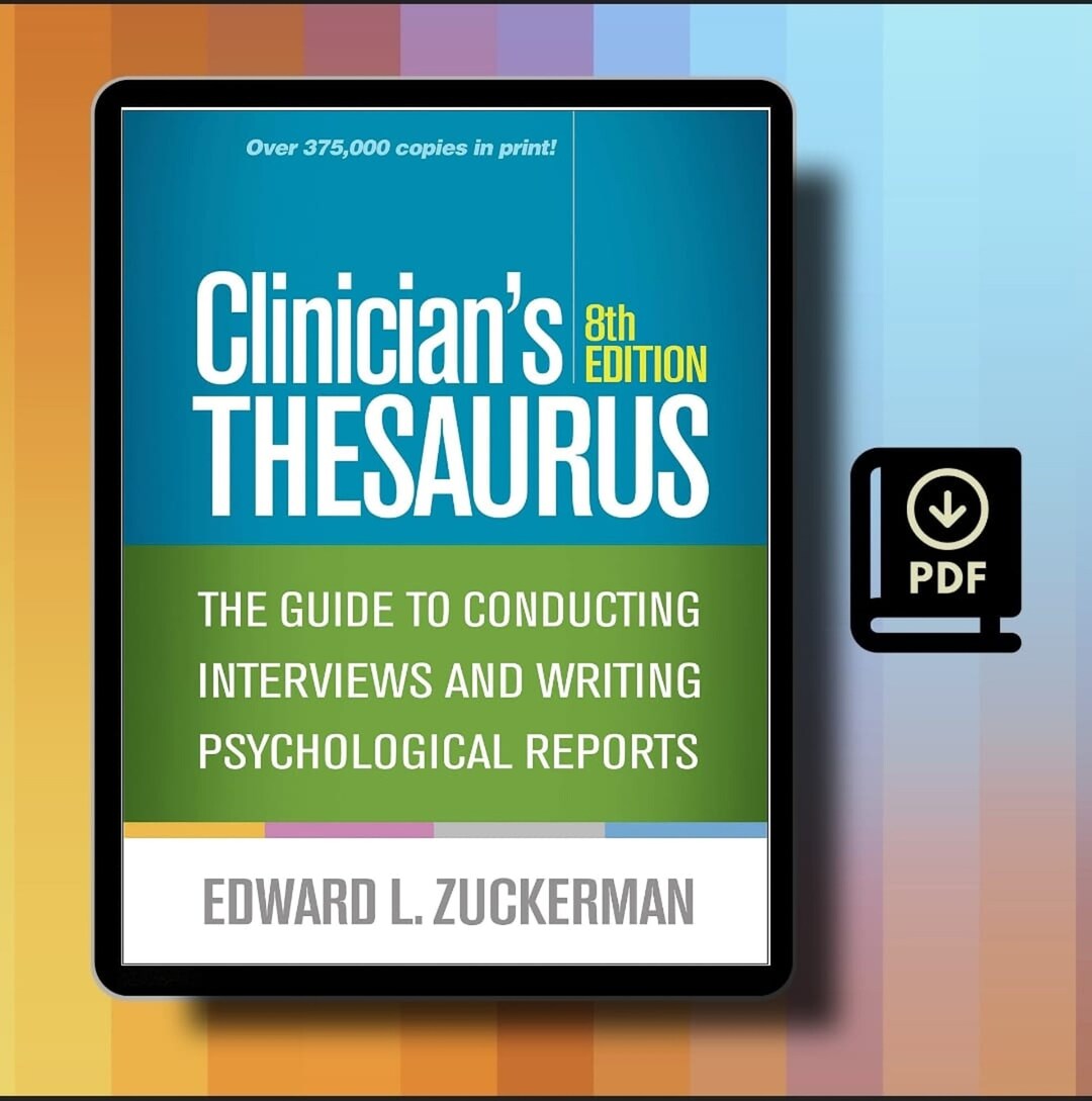 Clinician's Thesaurus: the Guide to Conducting Interviews and Writing ...
