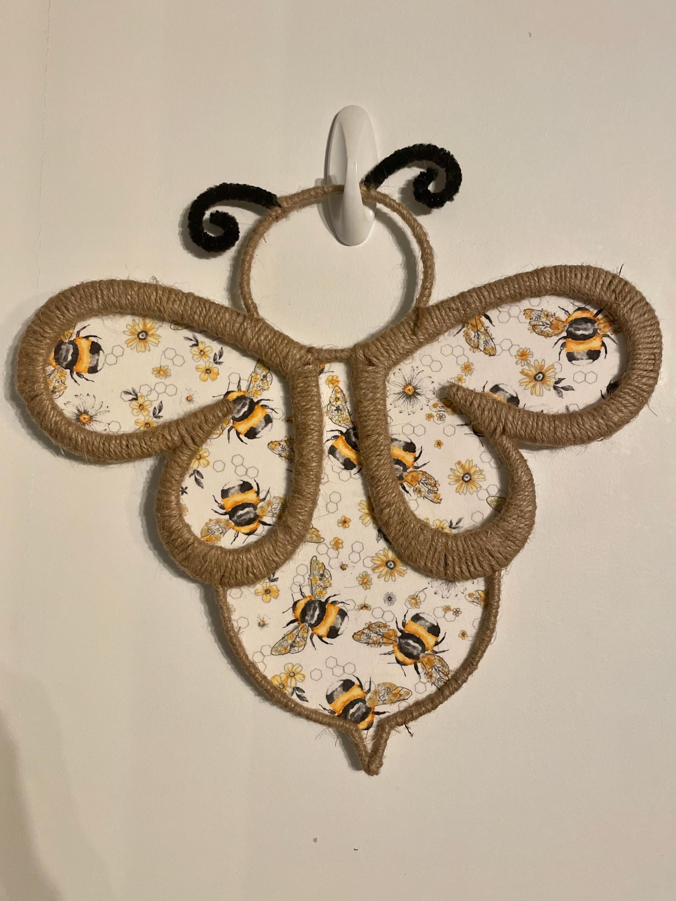 Rustic Bumblebee Wreath Door Wall Hanging - Etsy