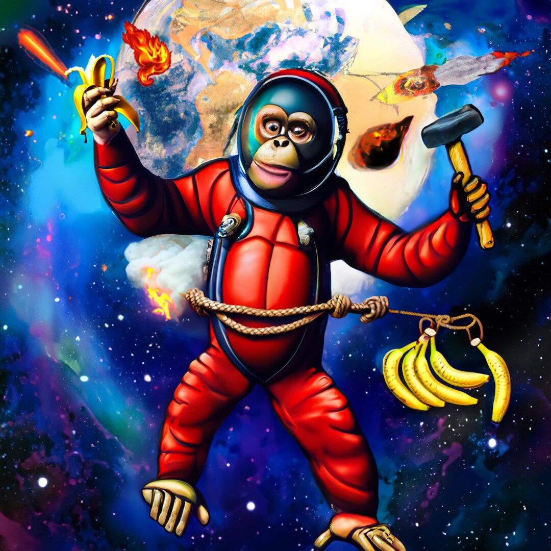Escaping Monkey DOWNLOAD - Etsy