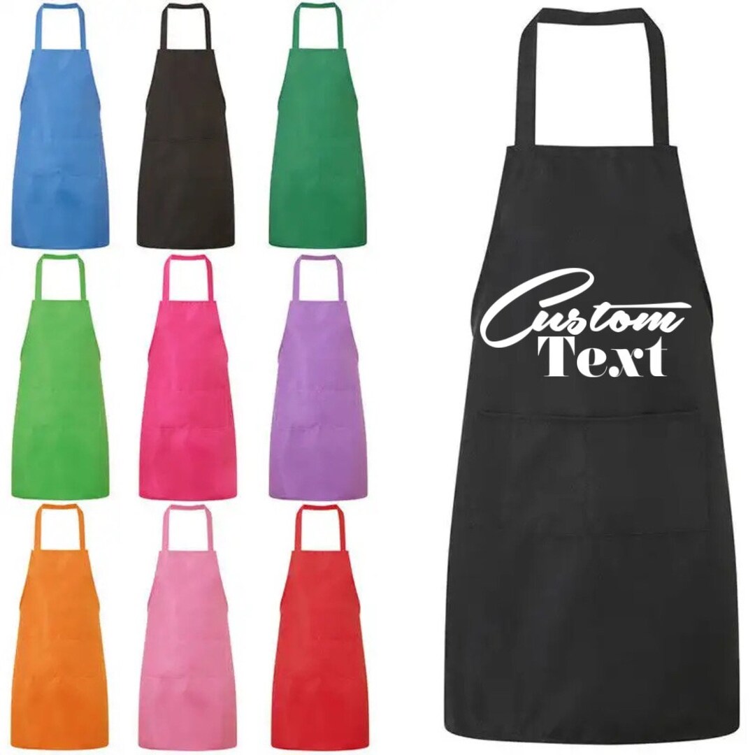 Custom Unisex Aprons WITHOUT HAT - Etsy
