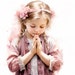 Girl Praying Clipart Png,bundle 15 High Quality Jpg,pray Woman, Digital ...