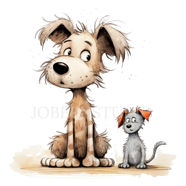 Crazy Dog Clipart PNG Bundle 15 High Quality Jpg,funny Grumpy Dogs ...