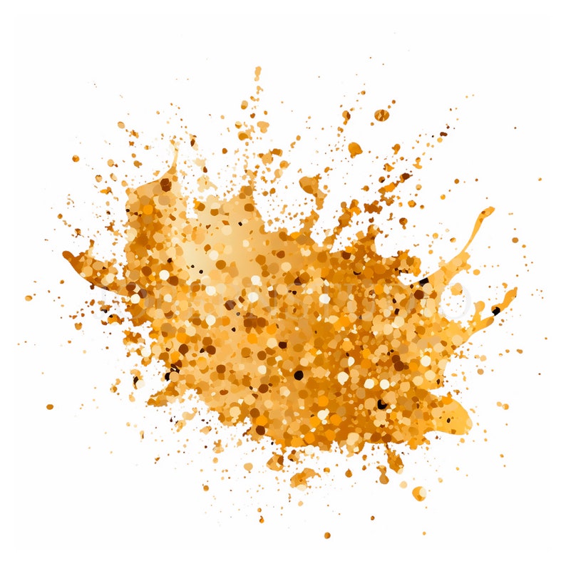Gold Glitter Color Splash Clipart Png,bundle 15 High Quality Jpg ...