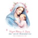 Virgin Mary Clipart,bundle 5 High Quality PNG, Christmas Mary and Jesus ...