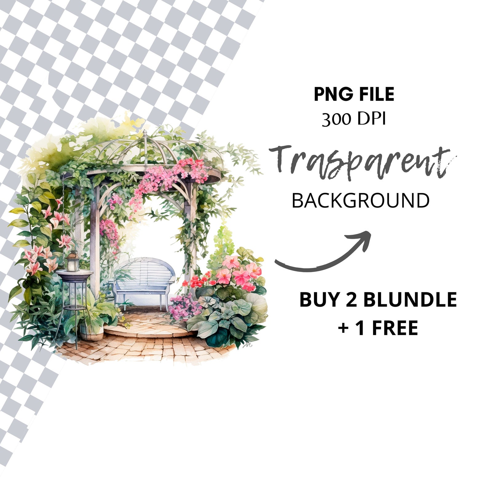 Secret Garden Clipart Png,bundle 15 High Quality,landscape Garden ...