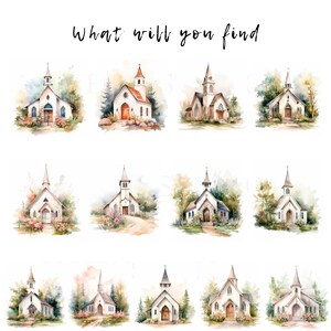 Rustic Church Clipart Png,bundle 13 High Quality,watercolor Church ...