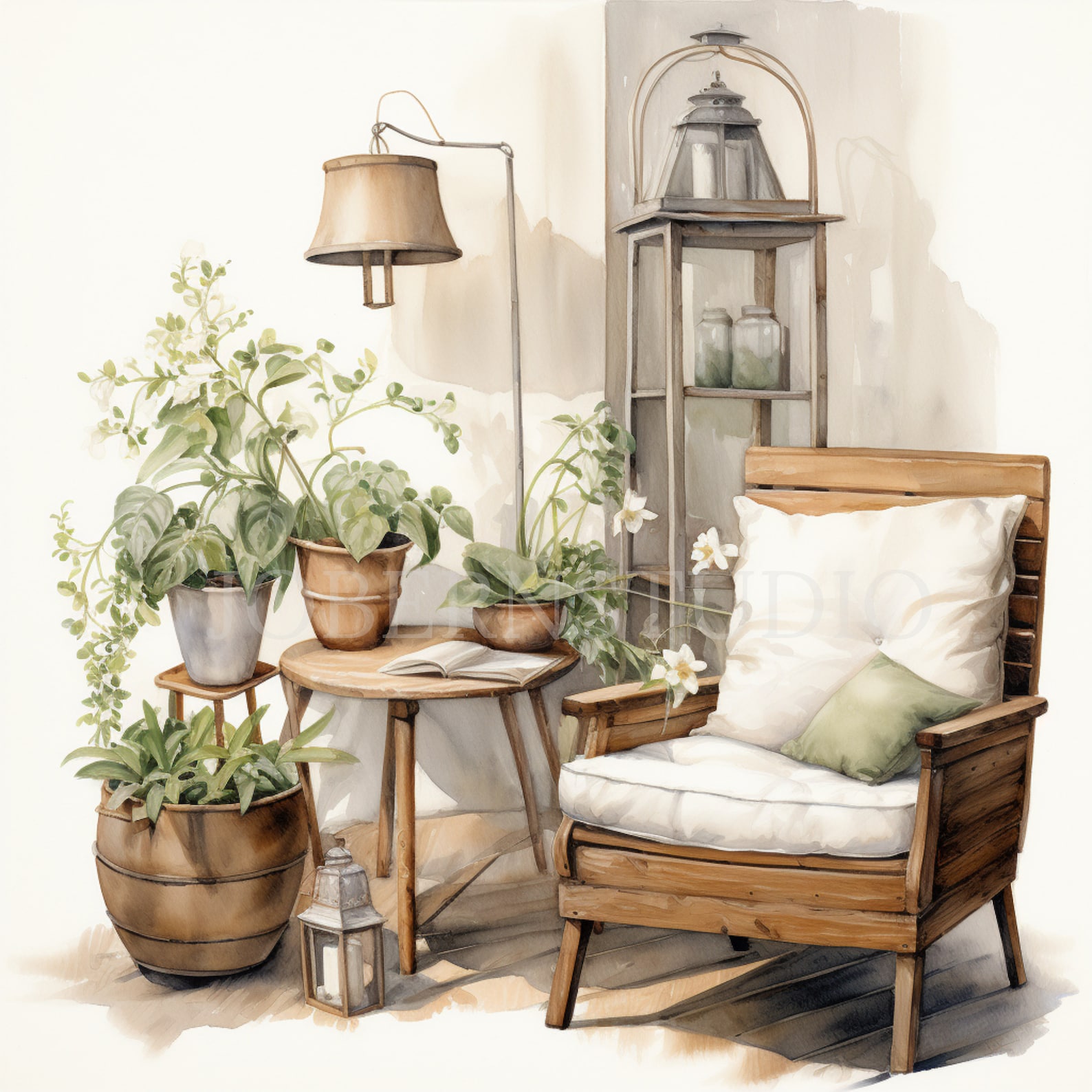 Living Room Clipart Bundle 15 High Quality Png,cottage Home Decor ...