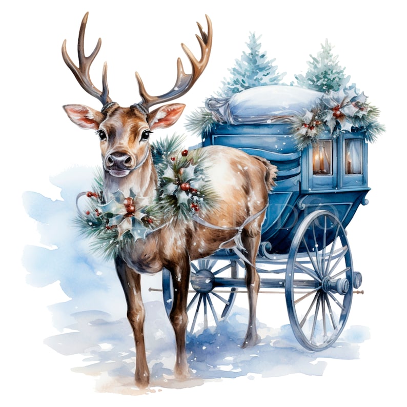 Christmas Sled Clipart Png,bundle 15 High Quality Jpg,digital Download ...