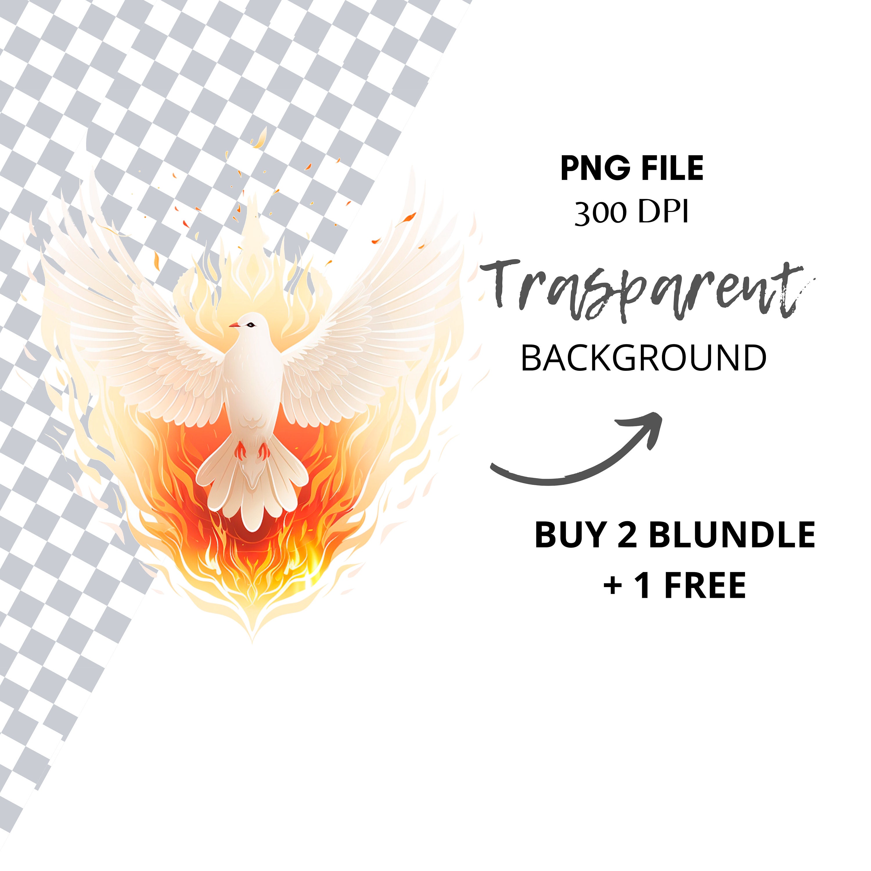 Holy Spirit Clipart Bundle 12 High Quality Png,watercolor Dove of ...