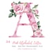 Pink Alphabet Letter Clipart Bundle 26 High Quality PNG, Watercolor ...