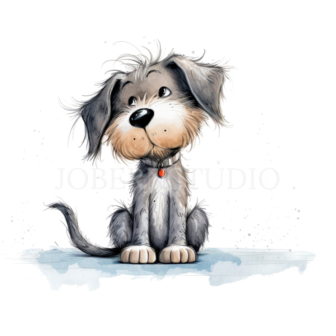 Crazy Dog Clipart PNG Bundle 15 High Quality Jpg,funny Grumpy Dogs ...
