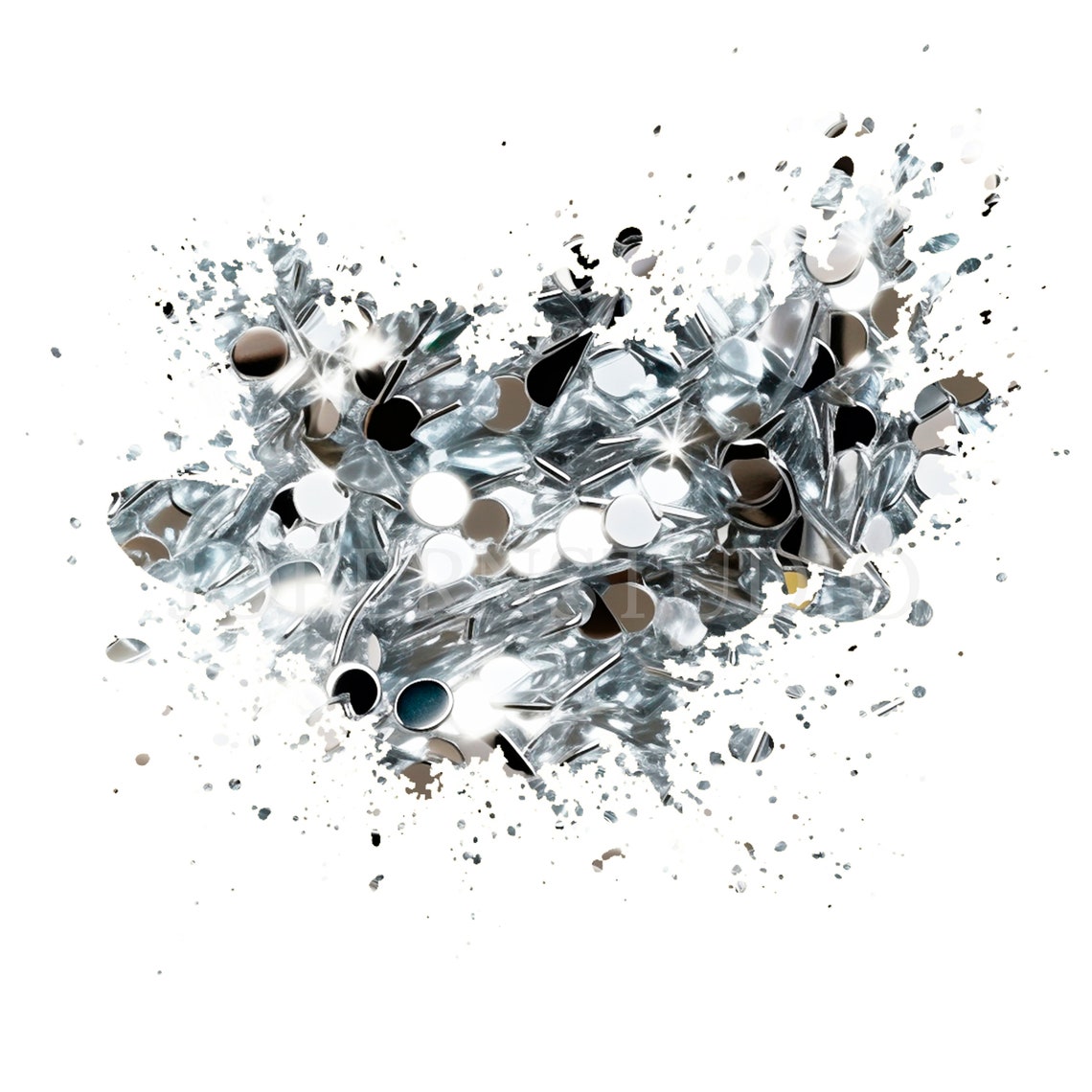 Silver Glitter Color Splash Clipart Png,bundle 15 High Quality Jpg ...