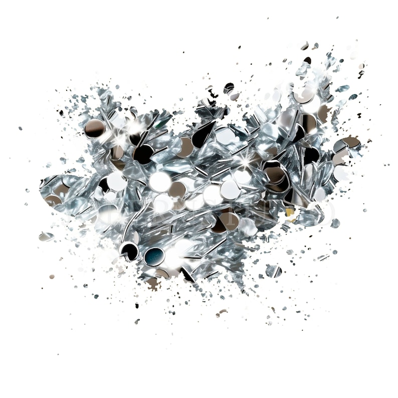 Silver Glitter Color Splash Clipart Png,bundle 15 High Quality Jpg ...
