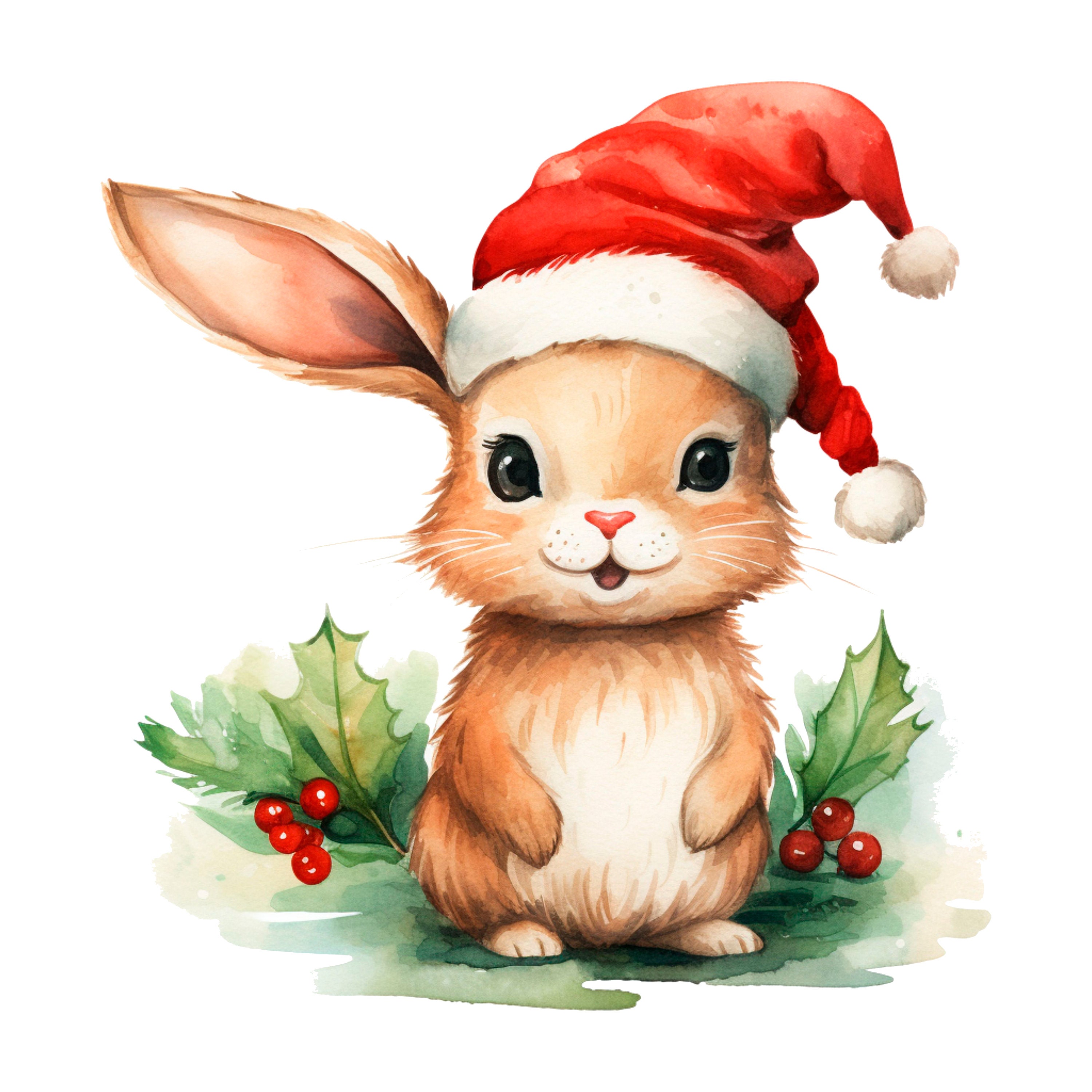 Christmas Animal Clipart Png,bundle 15 High Quality Jpg,digital ...