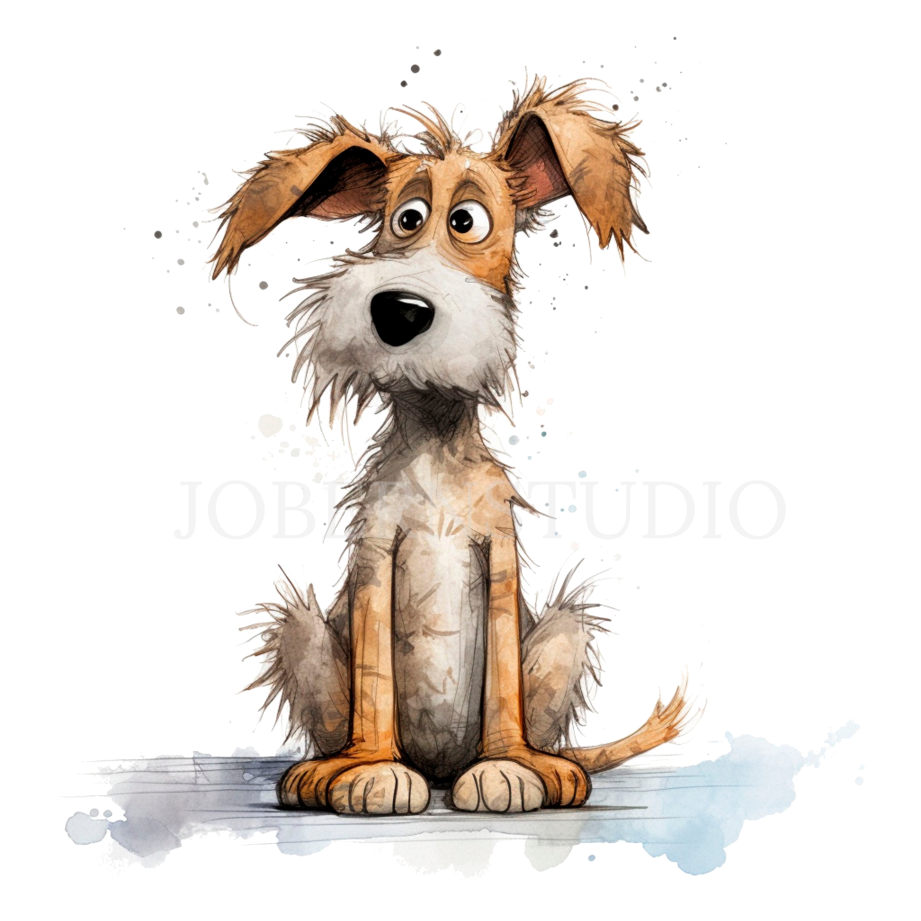 Crazy Dog Clipart PNG Bundle 15 High Quality Jpg,funny Grumpy Dogs ...